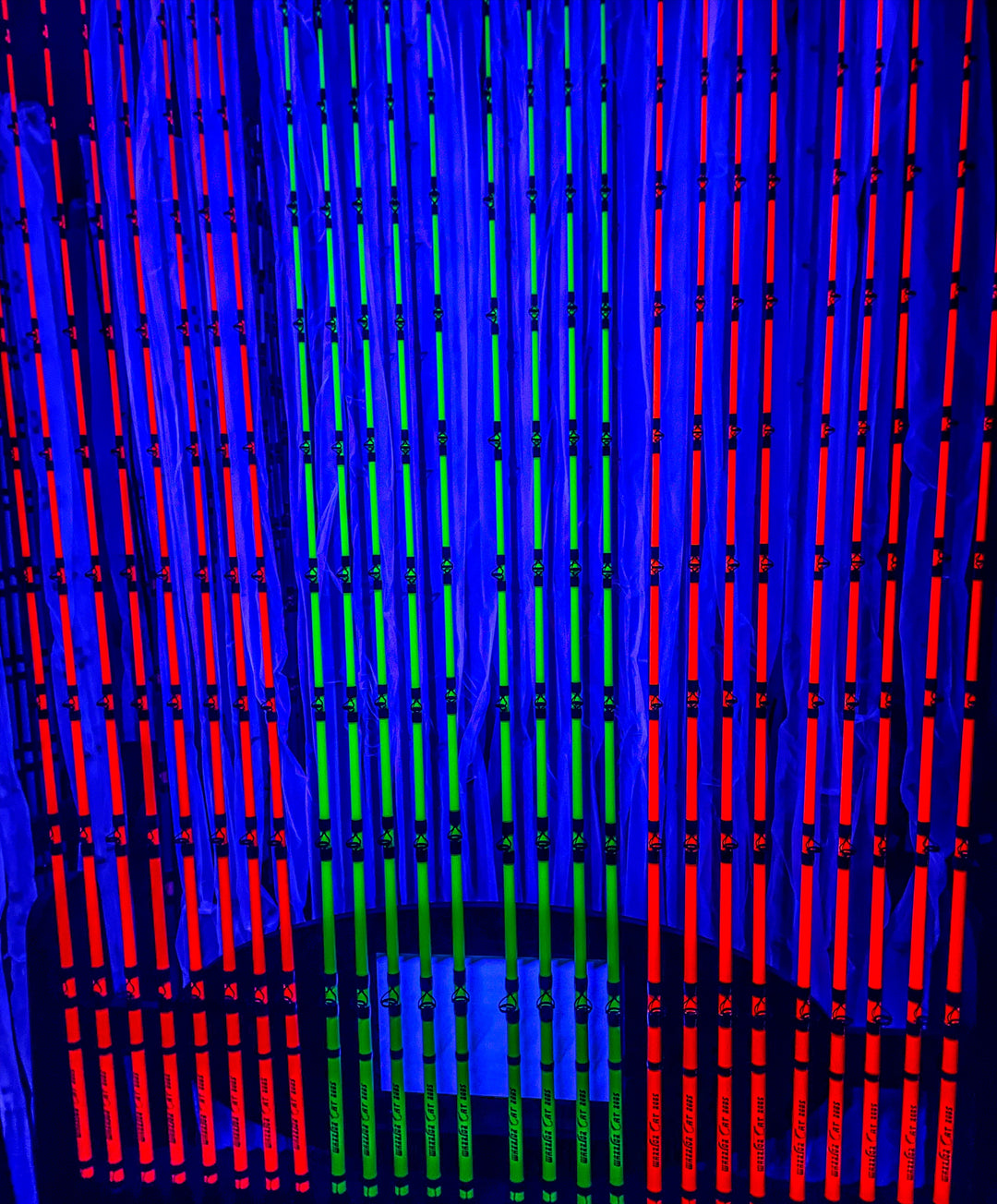 7'6" Medium-Heavy casting UV-GLOW Rods – Warrior Fishing Rods